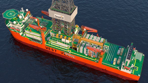 WEST VELA Drilling Ship model - TurboSquid 1889287