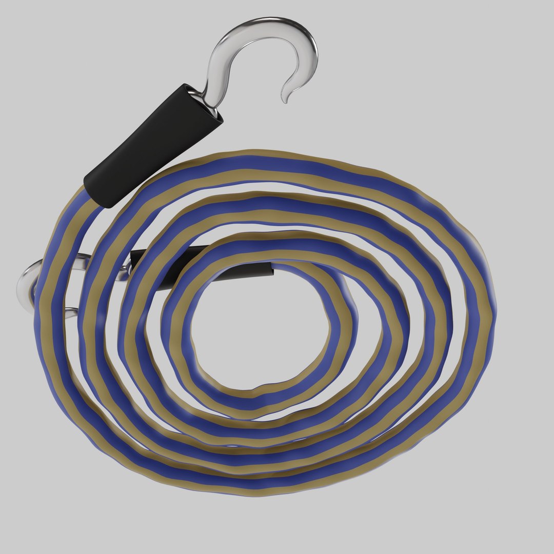 3d Model Car Pulling Rope