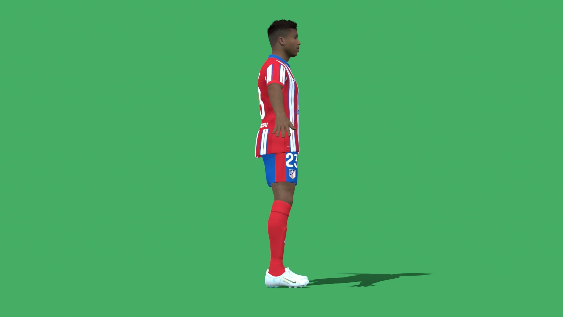 3D Rigged Reinildo Mandava Atletico Madrid 2025 3D Model - TurboSquid ...