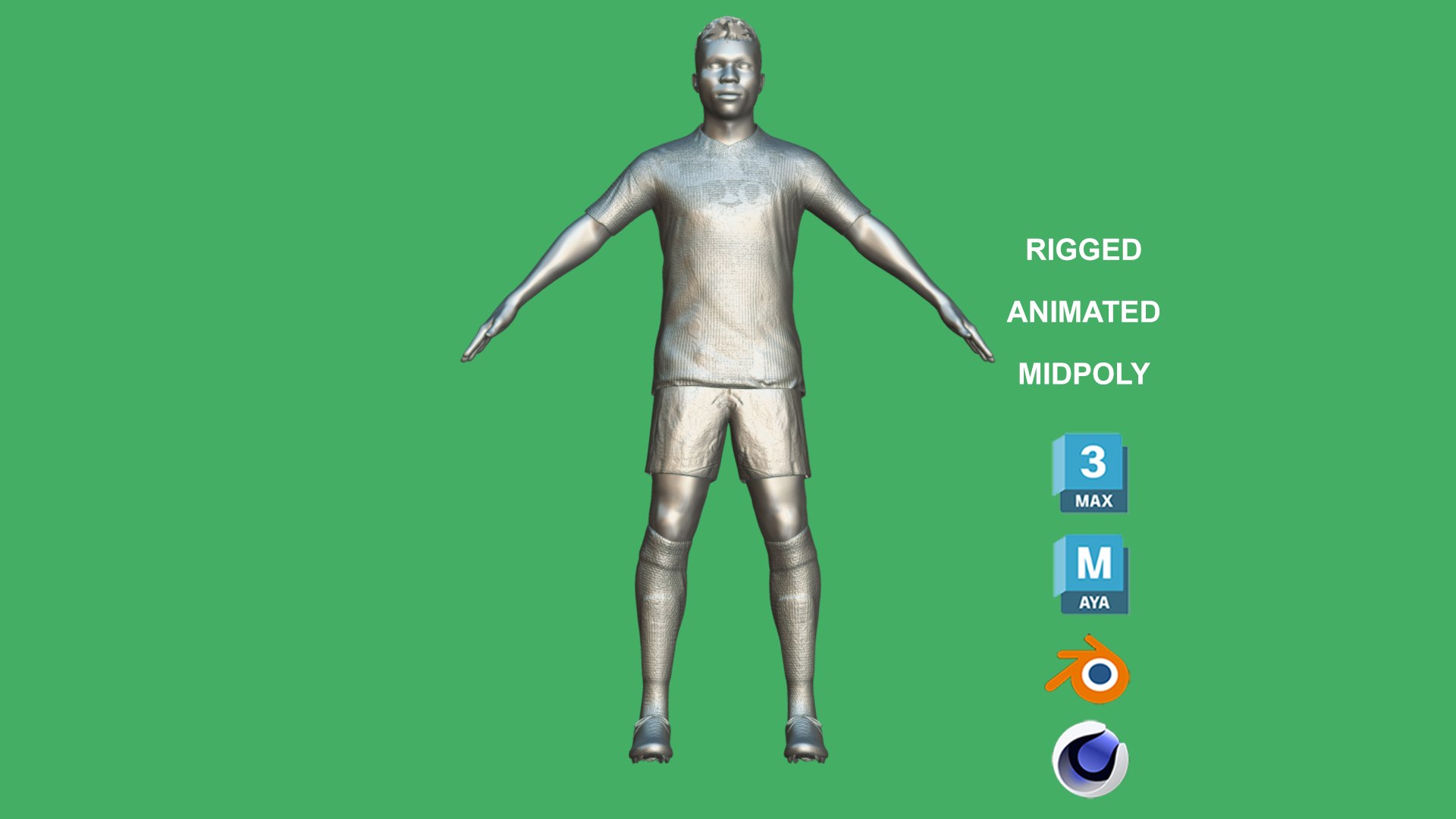 3D Rigged Reinildo Mandava Atletico Madrid 2025 3D Model - TurboSquid ...