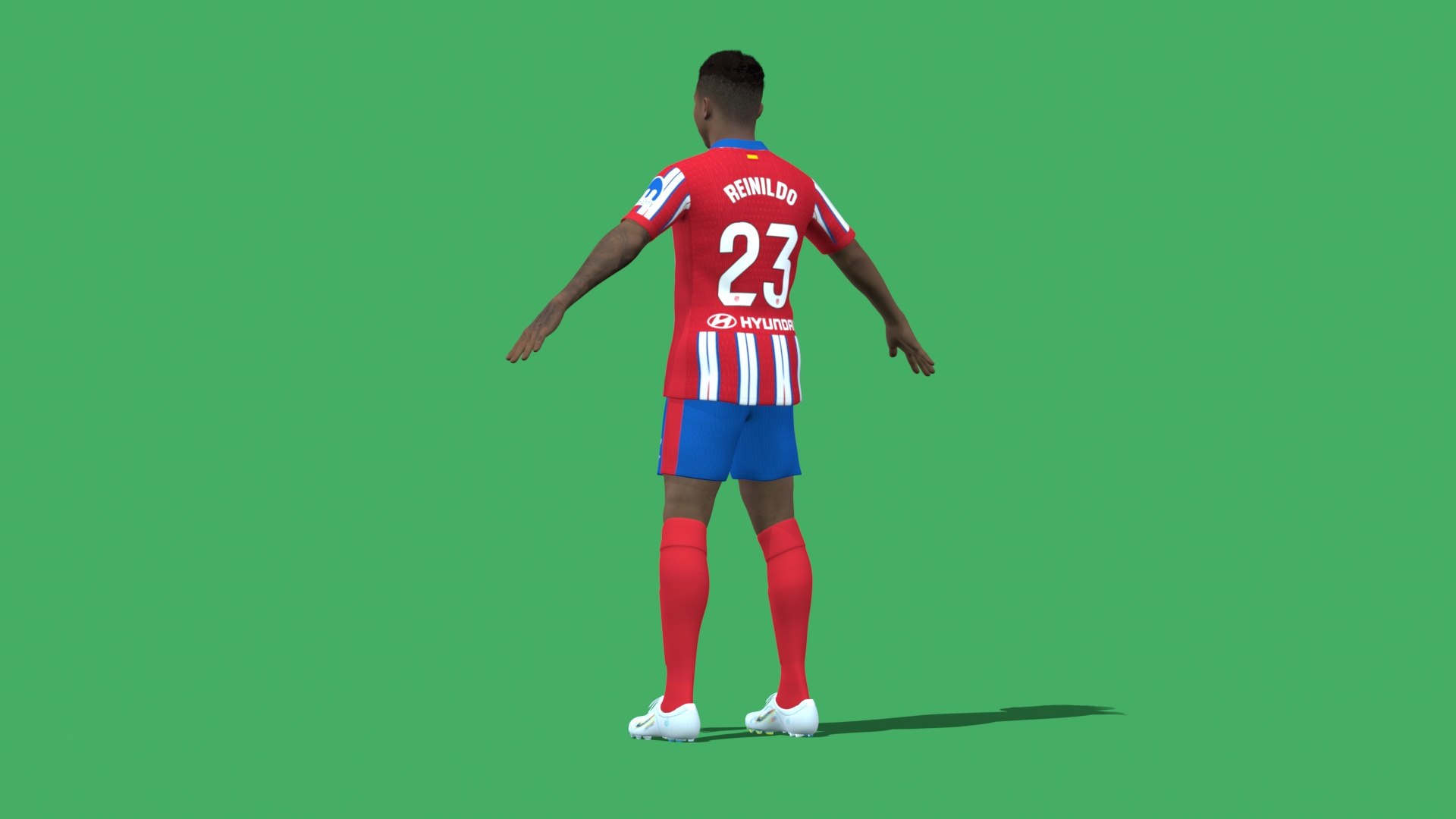 3D Rigged Reinildo Mandava Atletico Madrid 2025 3D Model - TurboSquid ...