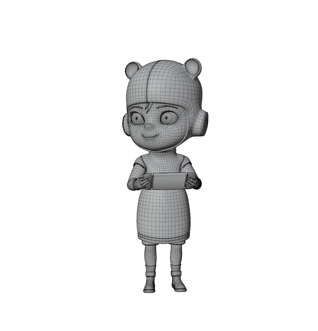 Panda Kid Character Model - TurboSquid 1758278