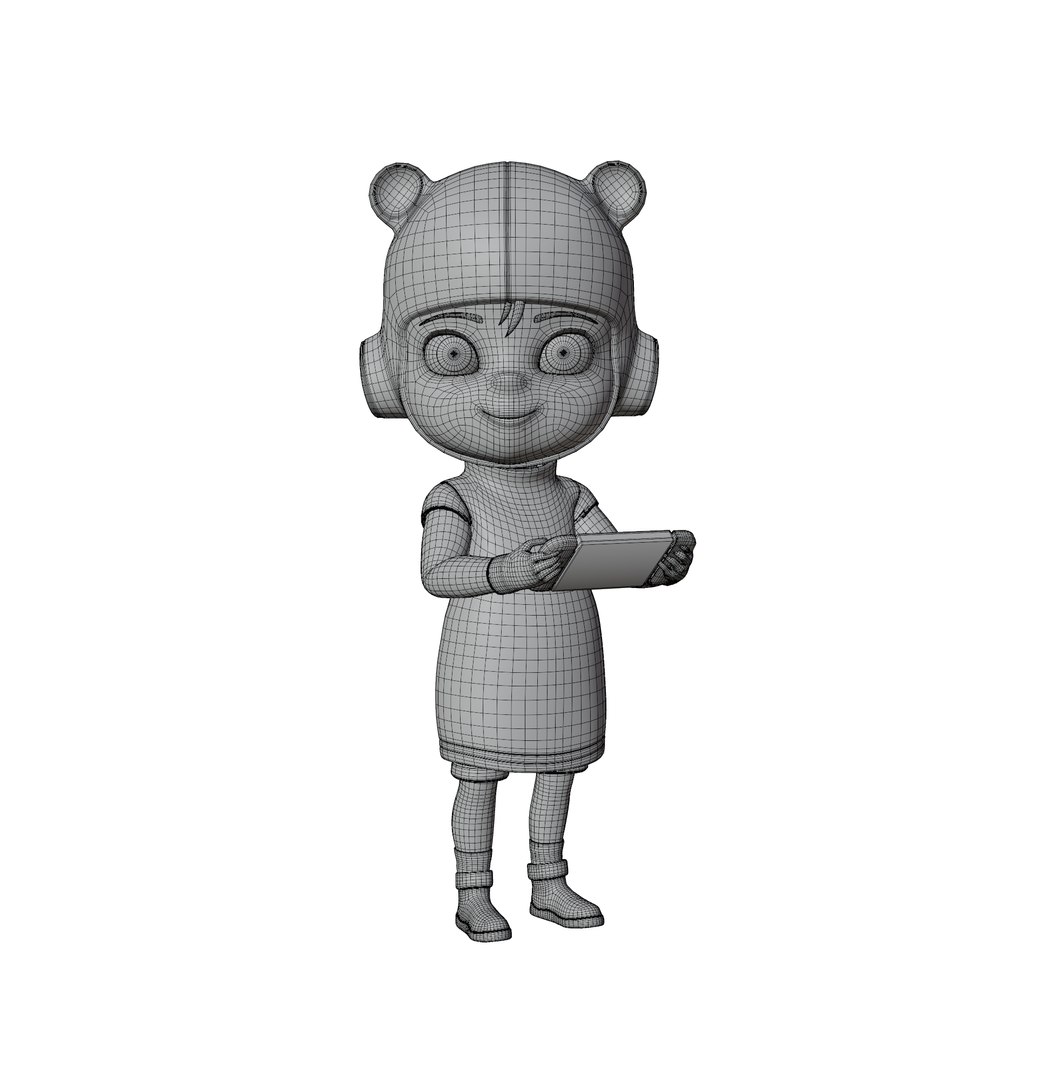 Panda Kid Character Model - TurboSquid 1758278