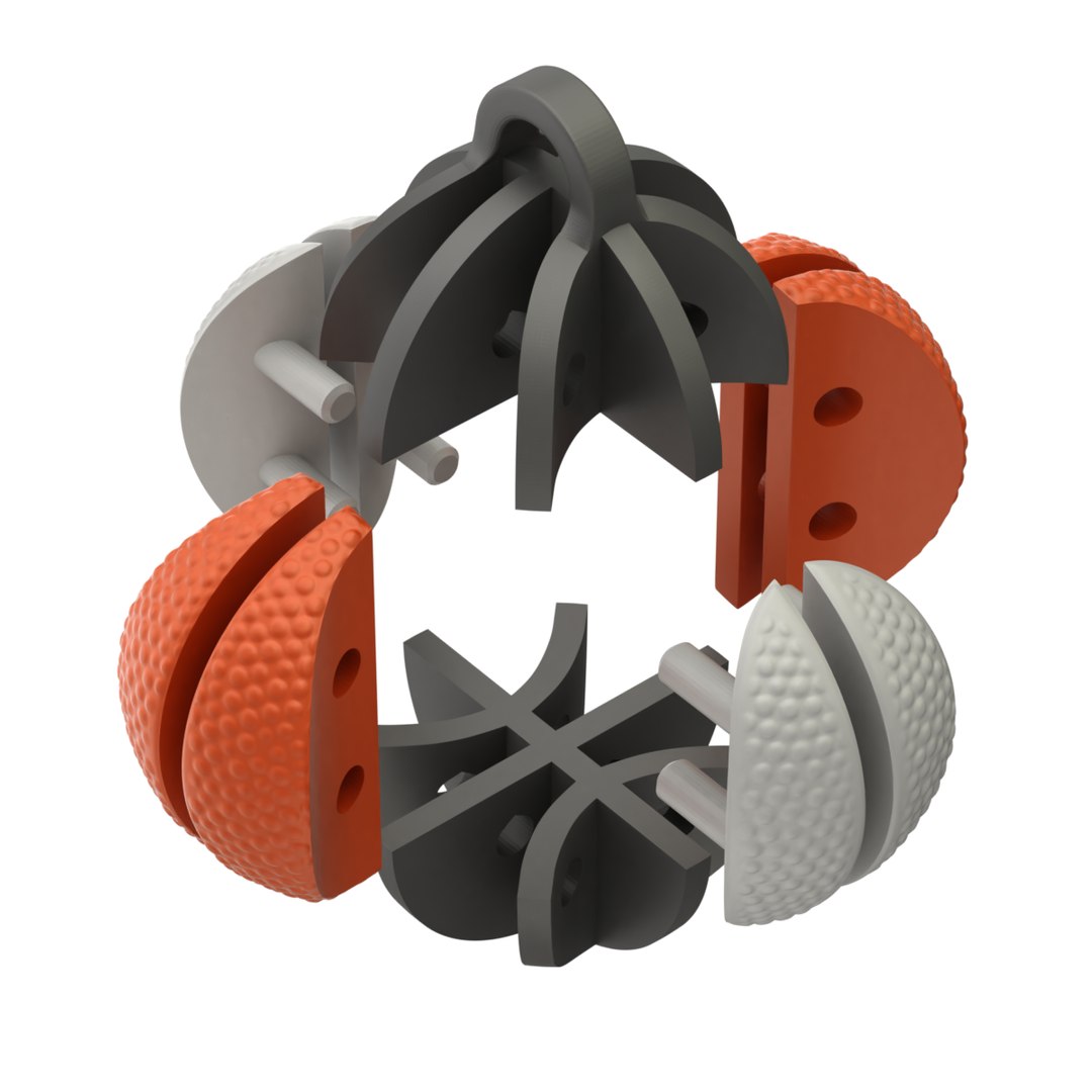 3D Printable Basketball For Keychain - TurboSquid 1862599