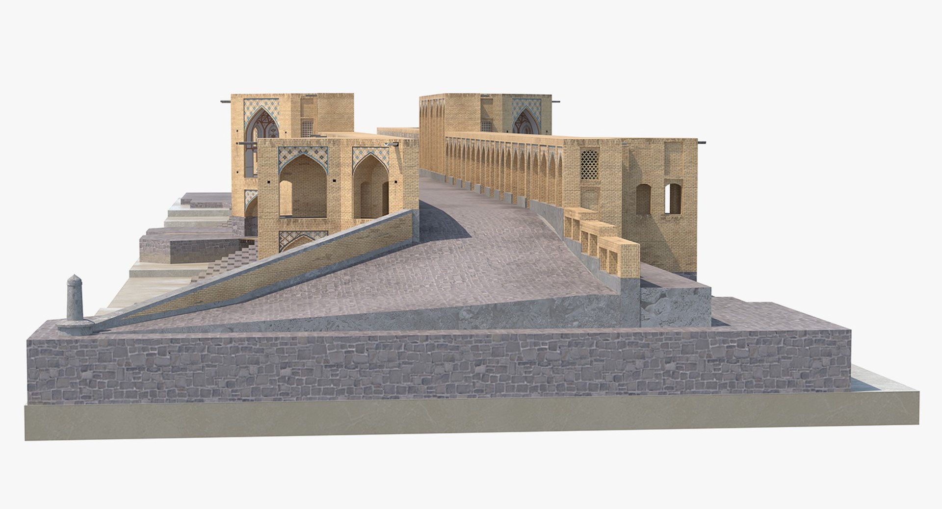 3D khaju bridge - TurboSquid 1421394