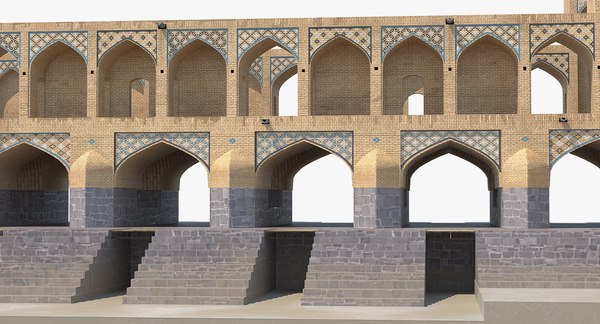 3D khaju bridge - TurboSquid 1421394