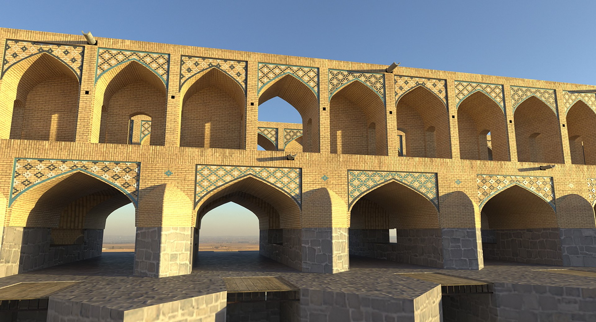 3D khaju bridge - TurboSquid 1421394