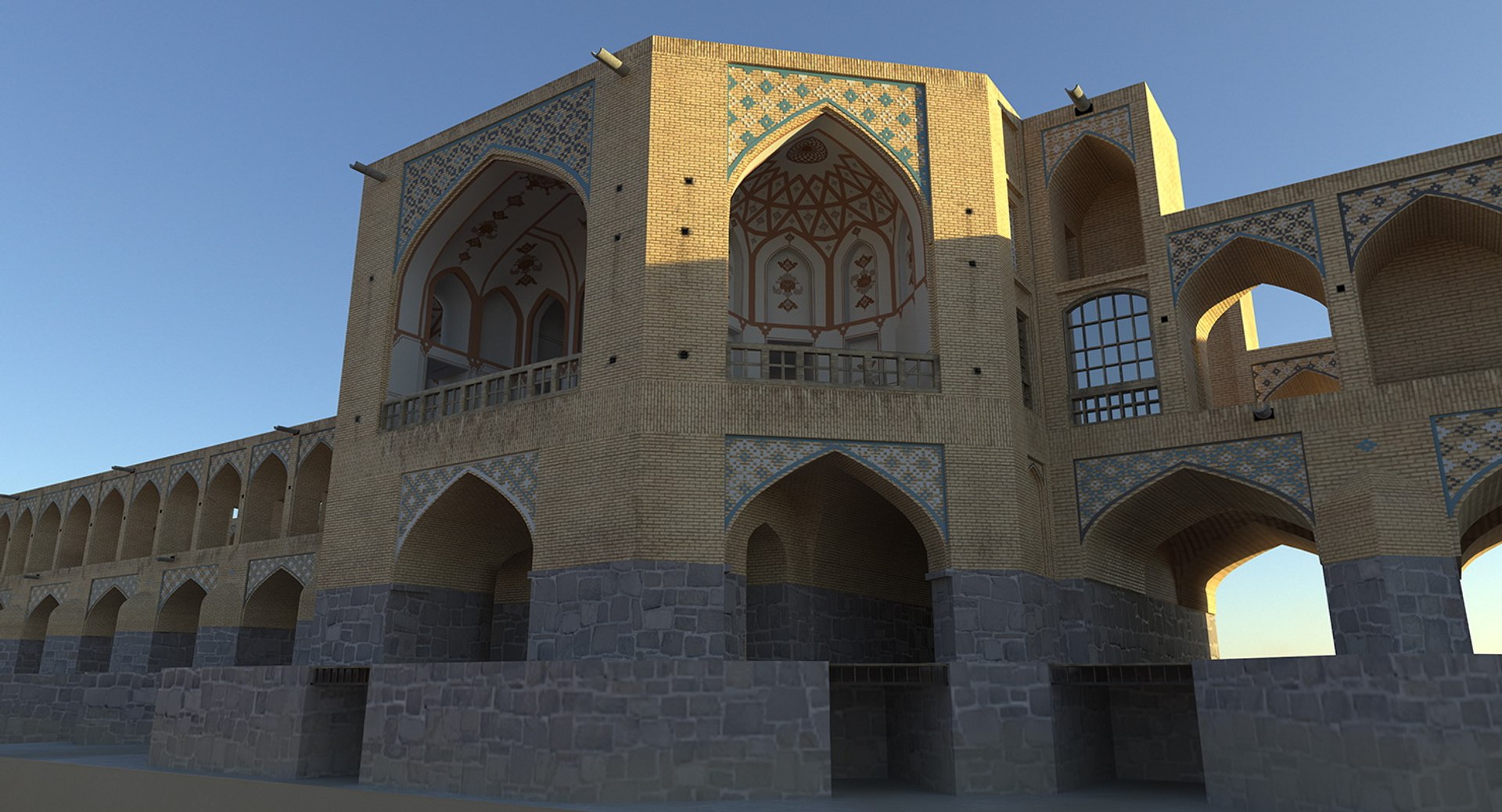 3D khaju bridge - TurboSquid 1421394