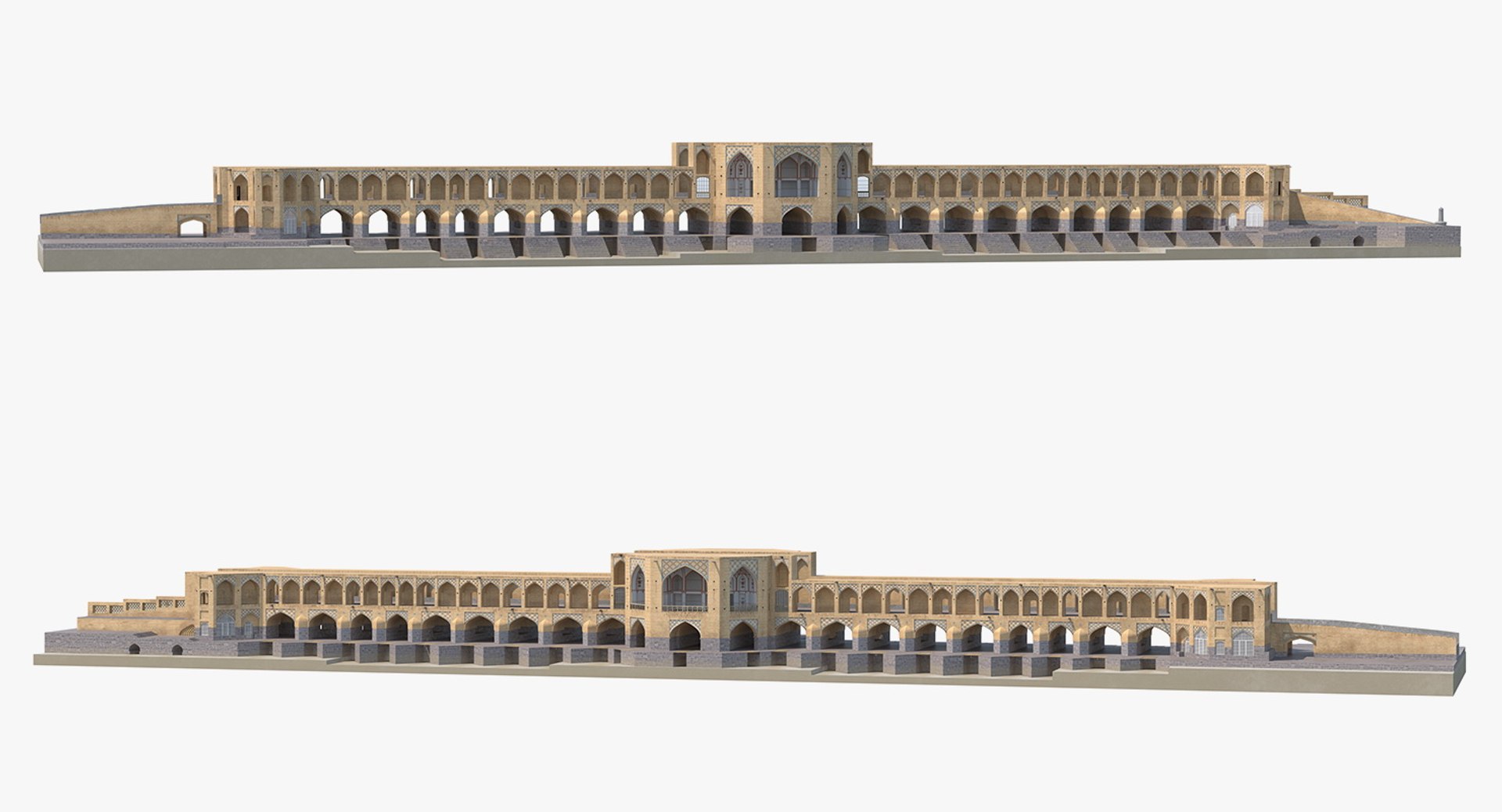 3D khaju bridge - TurboSquid 1421394