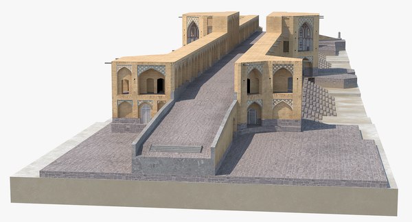 3D khaju bridge - TurboSquid 1421394