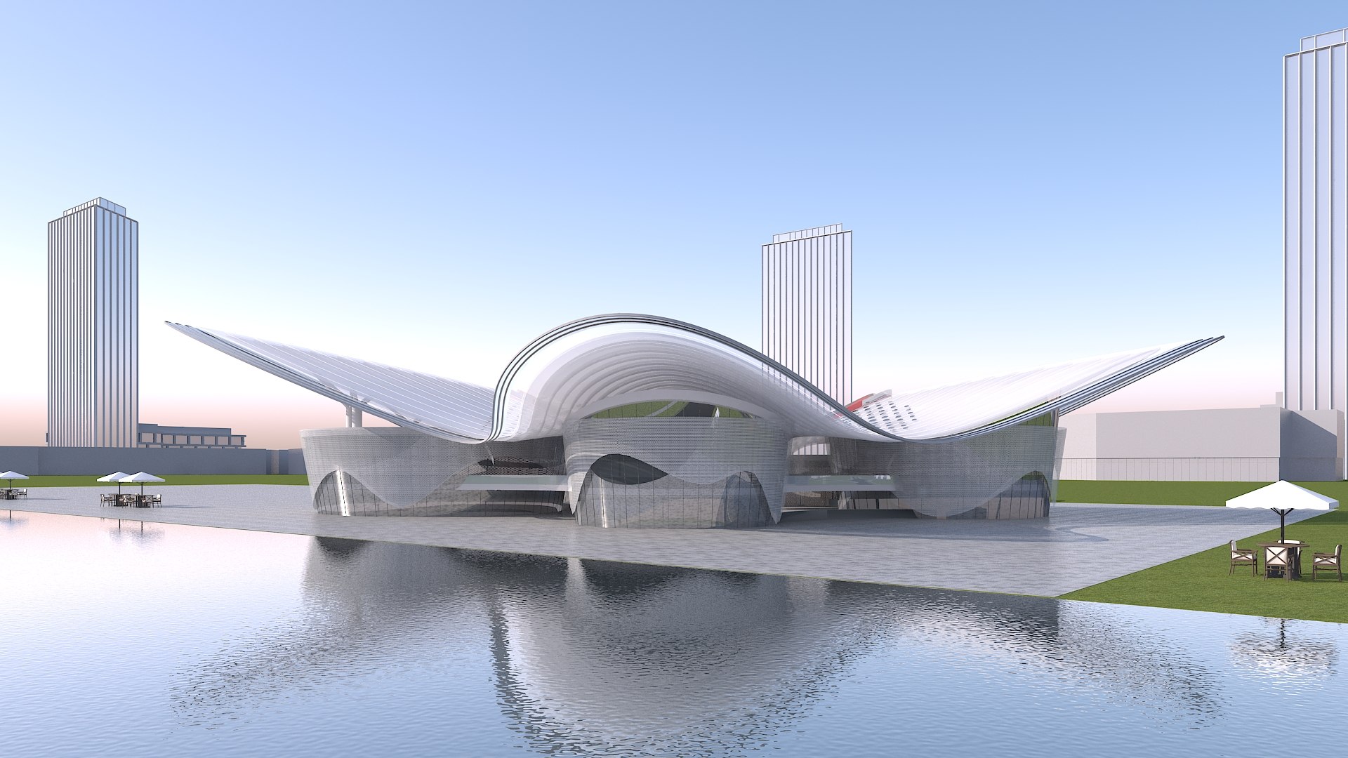 3D Future Building 07 - TurboSquid 2170257