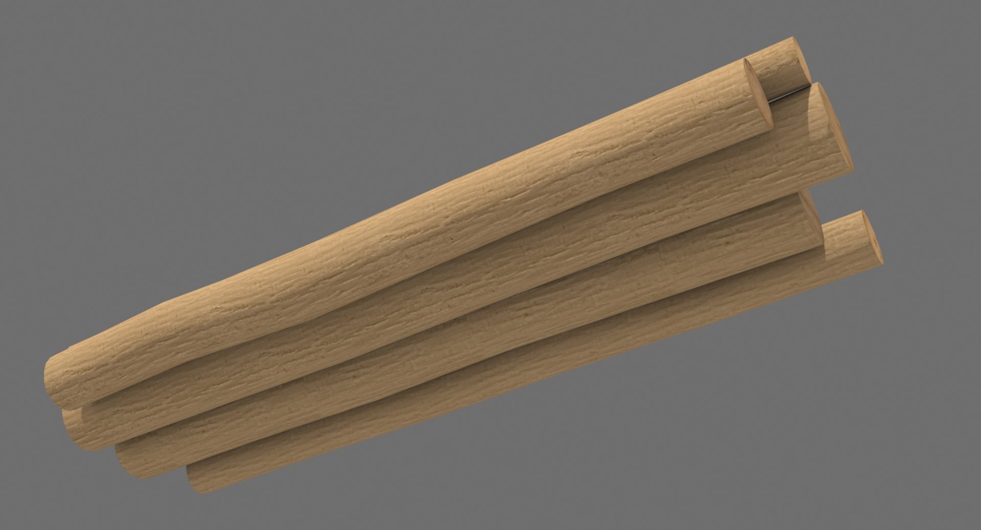 3d Tree Logs Model