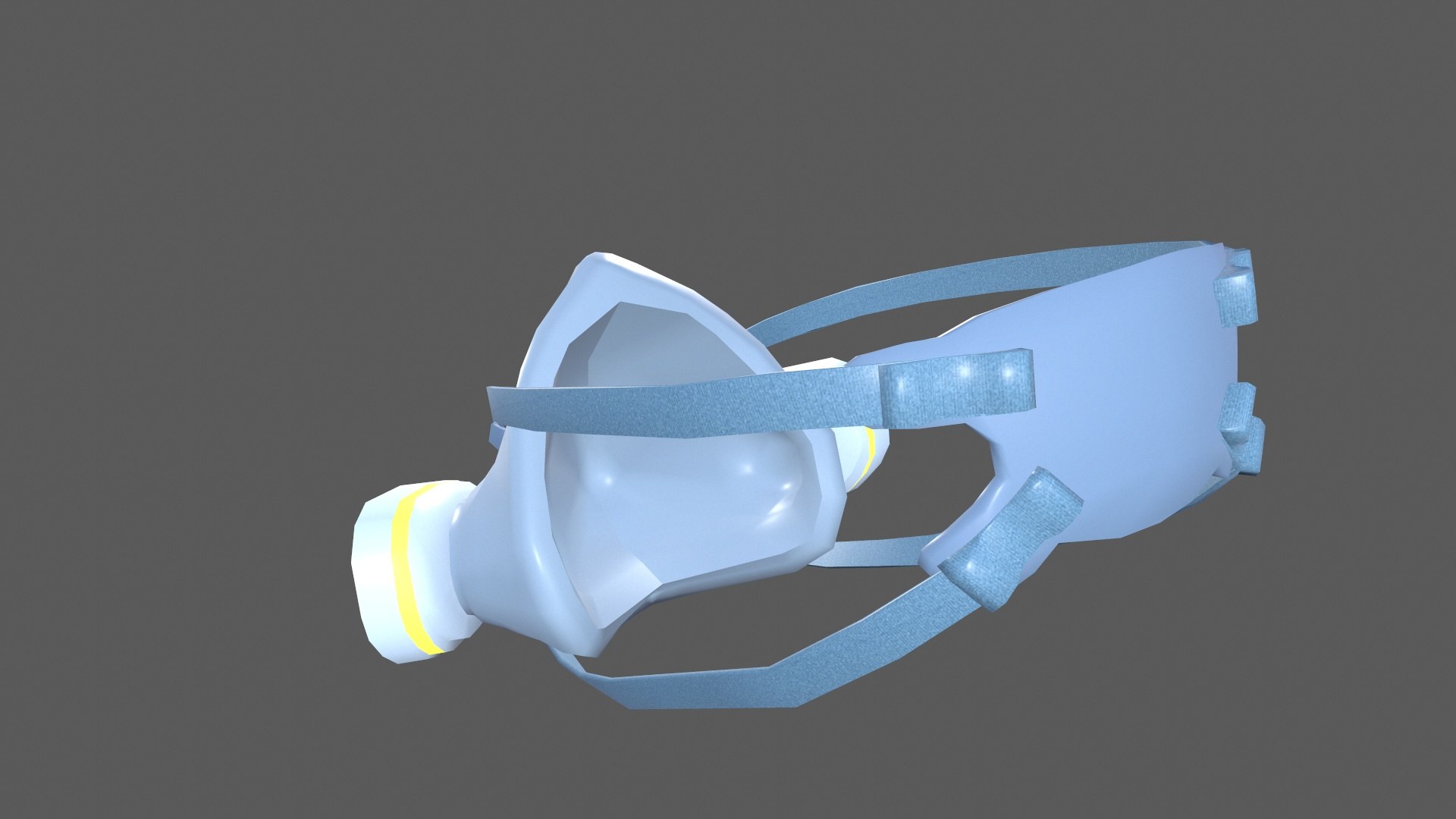 3D Half Face Mask Model - TurboSquid 2343771