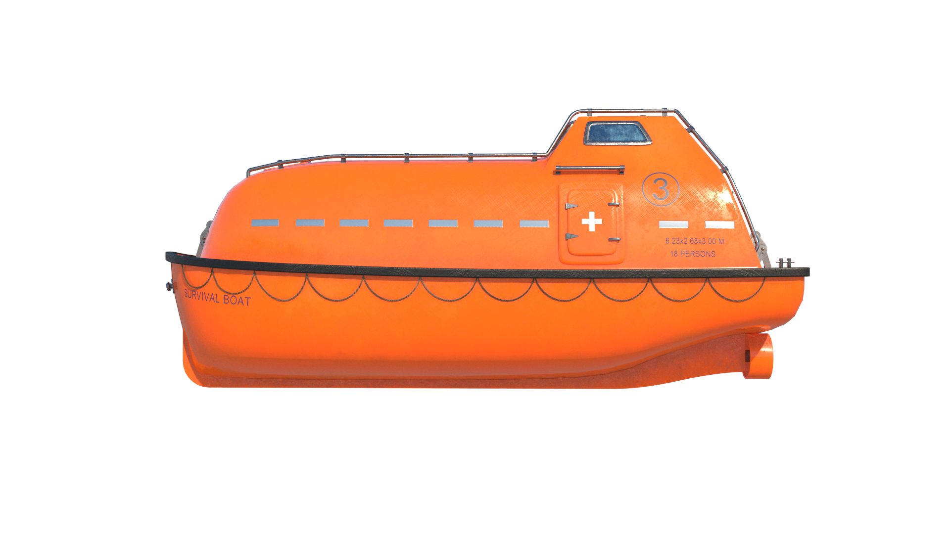 3D Lifeboat Life Boat - TurboSquid 1537093