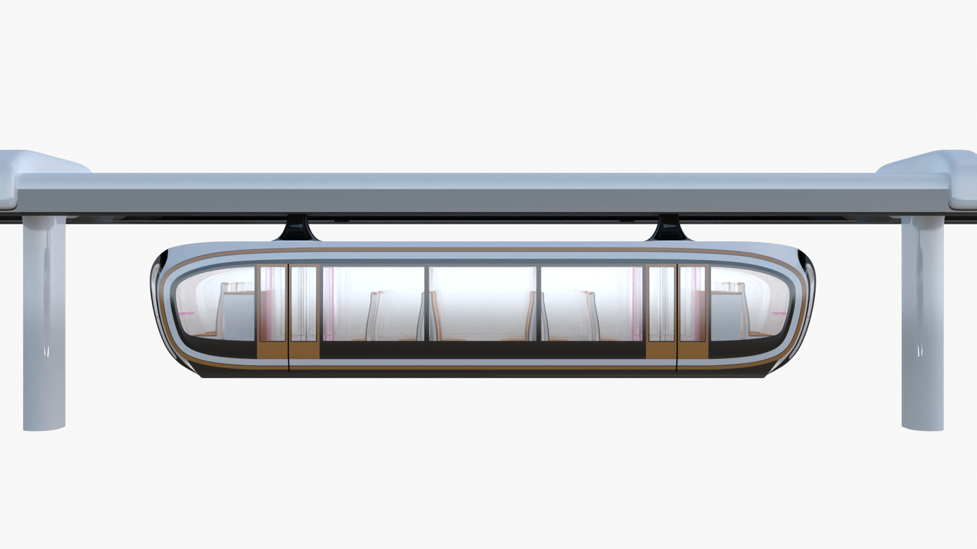 3D Monorail Trains Collection - TurboSquid 1845009