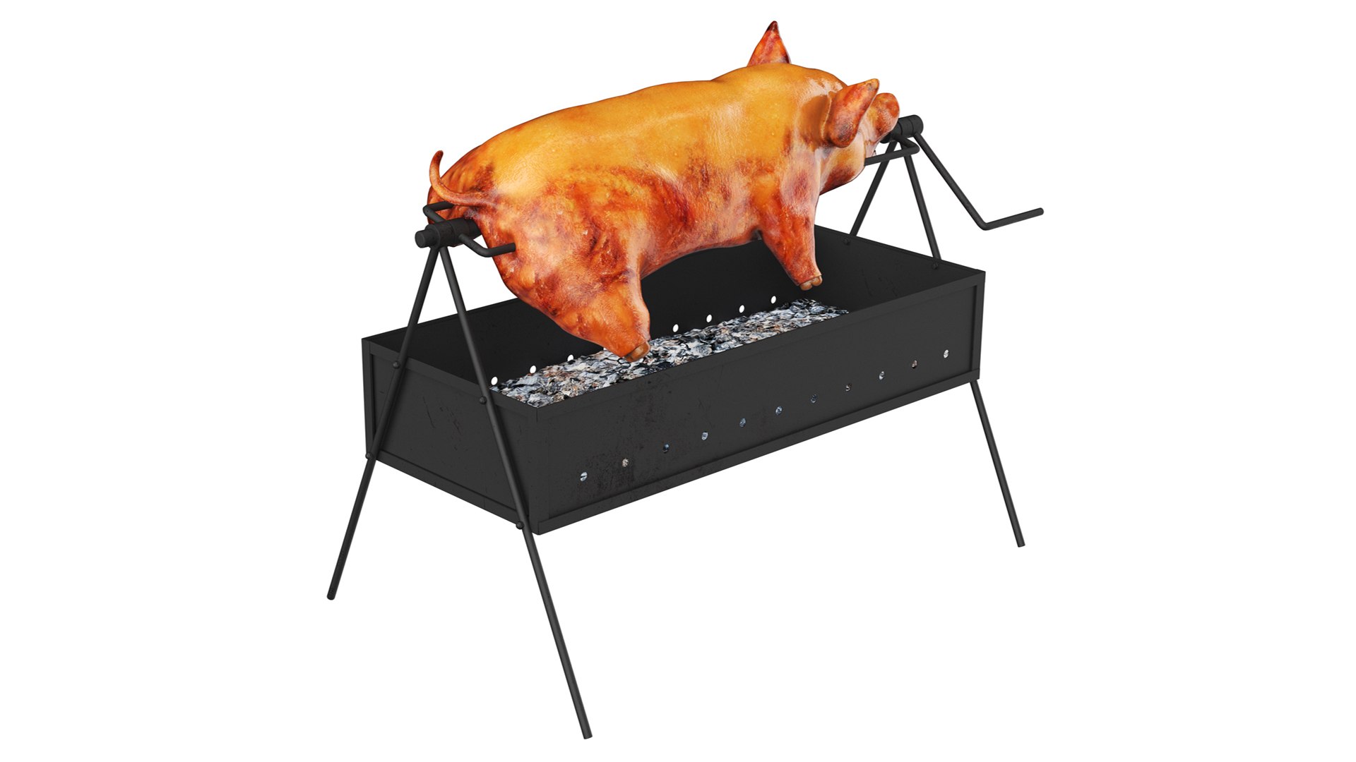 3D Pig On A Skewer - TurboSquid 1955508