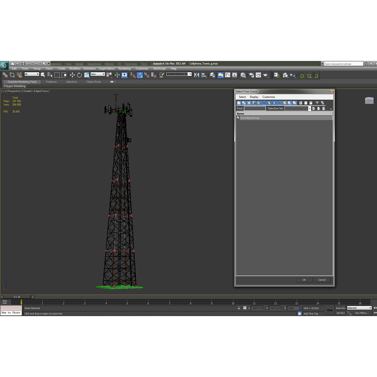 3d cellphone tower