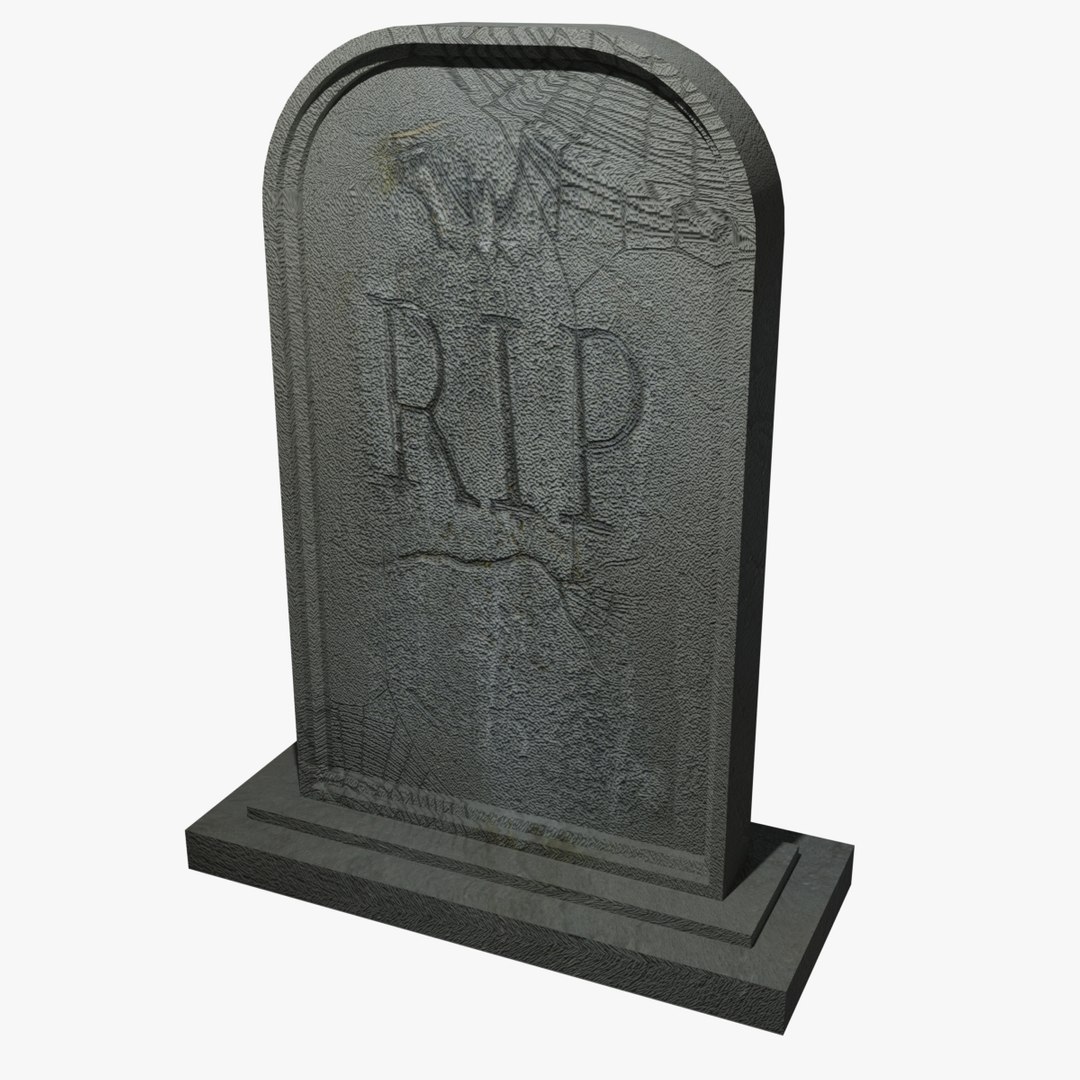 Graveyard Tombstone Model - TurboSquid 1541236