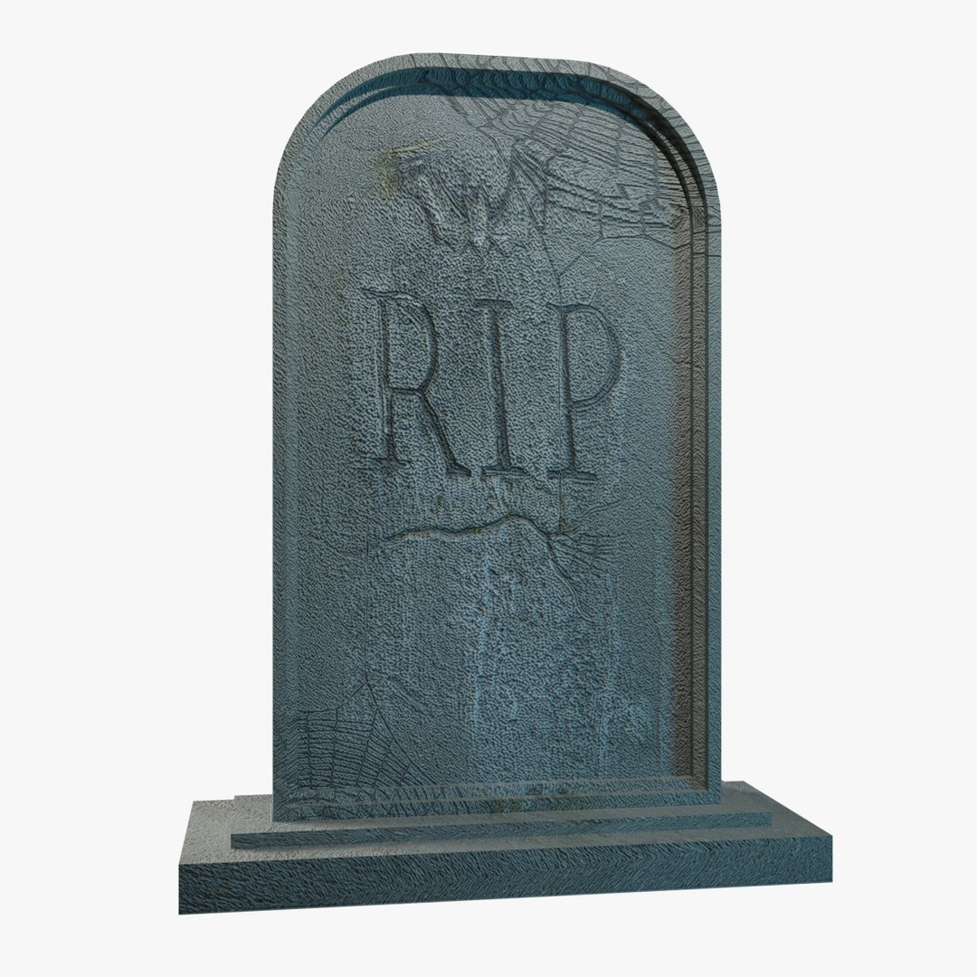 Graveyard Tombstone Model - TurboSquid 1541236