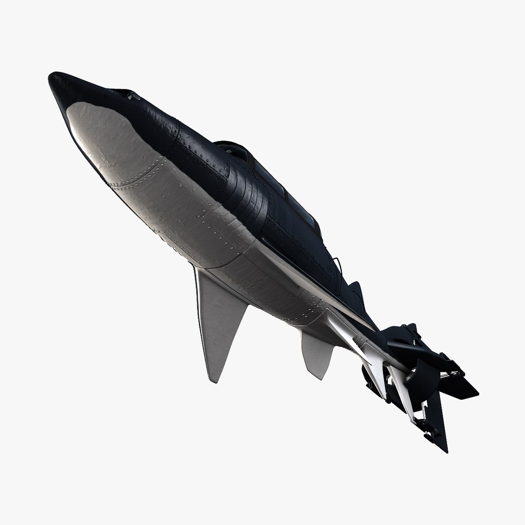 Manned Shark Submarine 3d Model