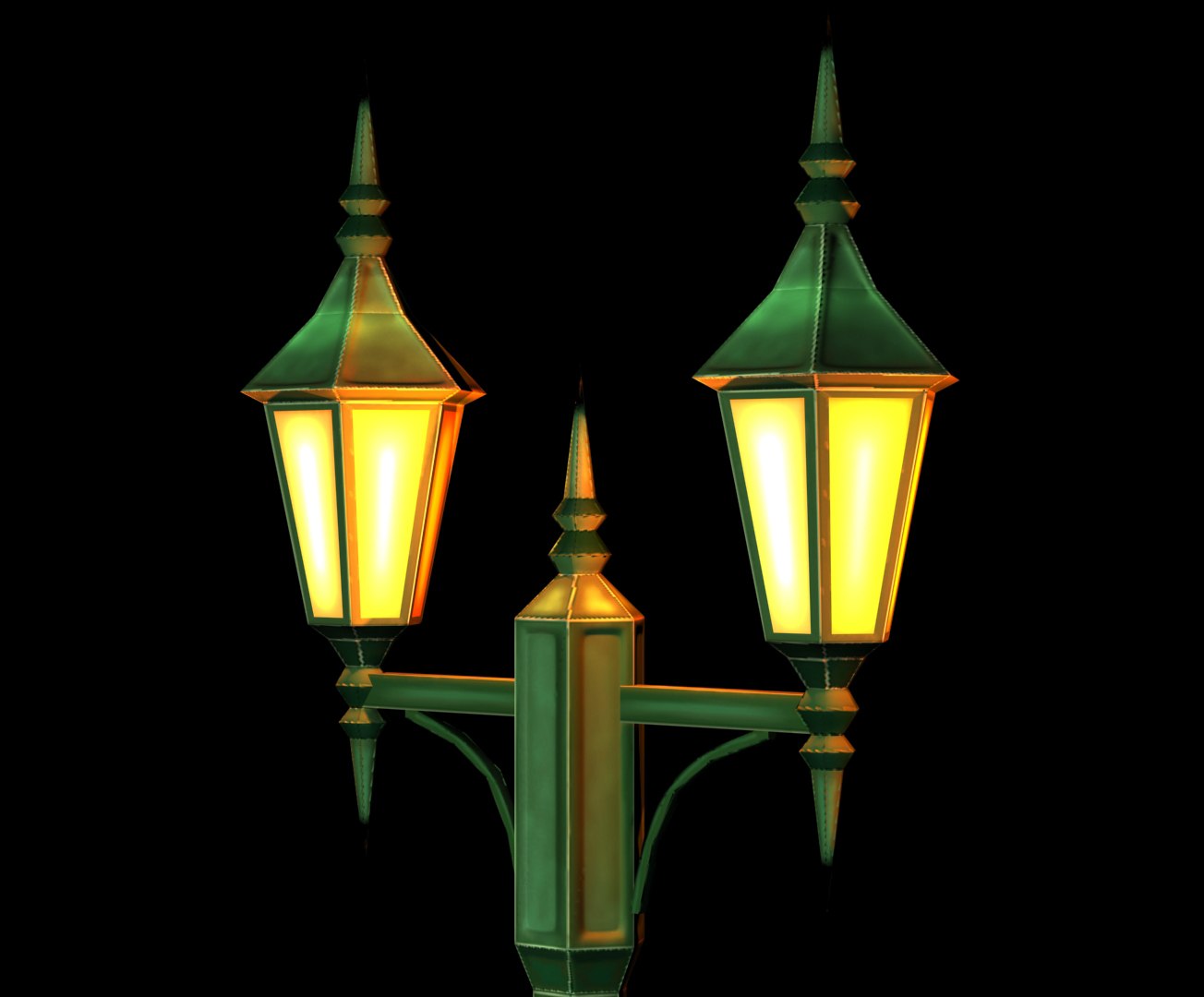 Lamp Post Object 3d Model