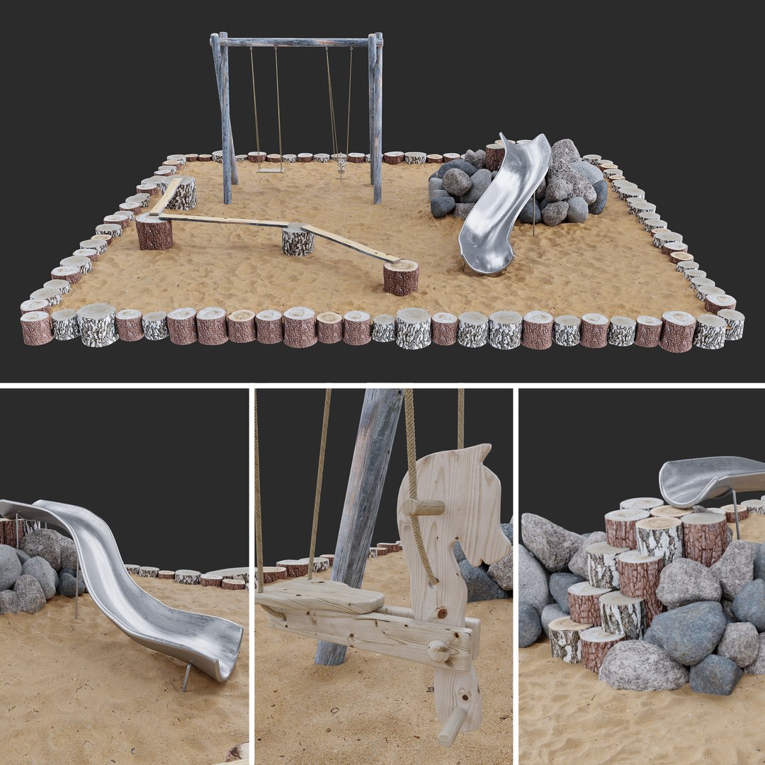 Playground 2 Model - TurboSquid 1839631