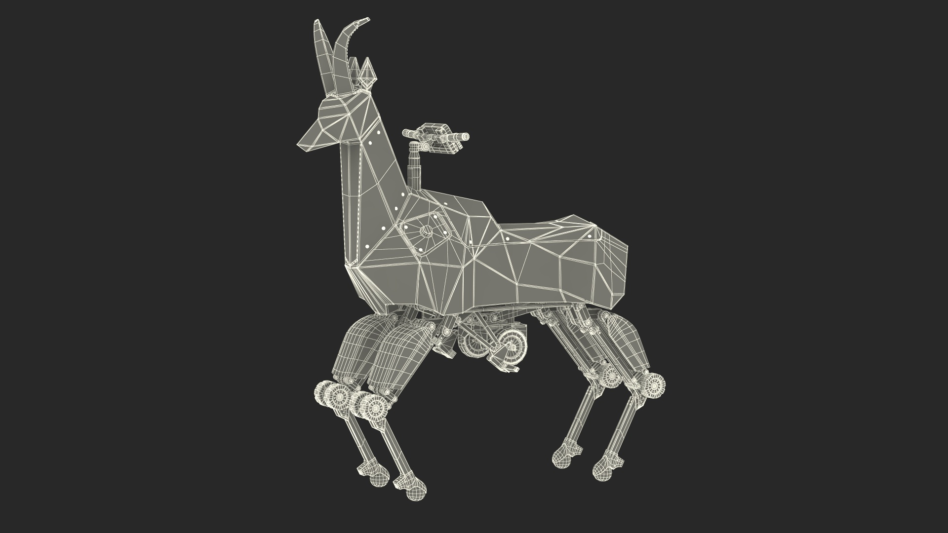Robot Goat Kawasaki Rigged 3D model - TurboSquid 2120570