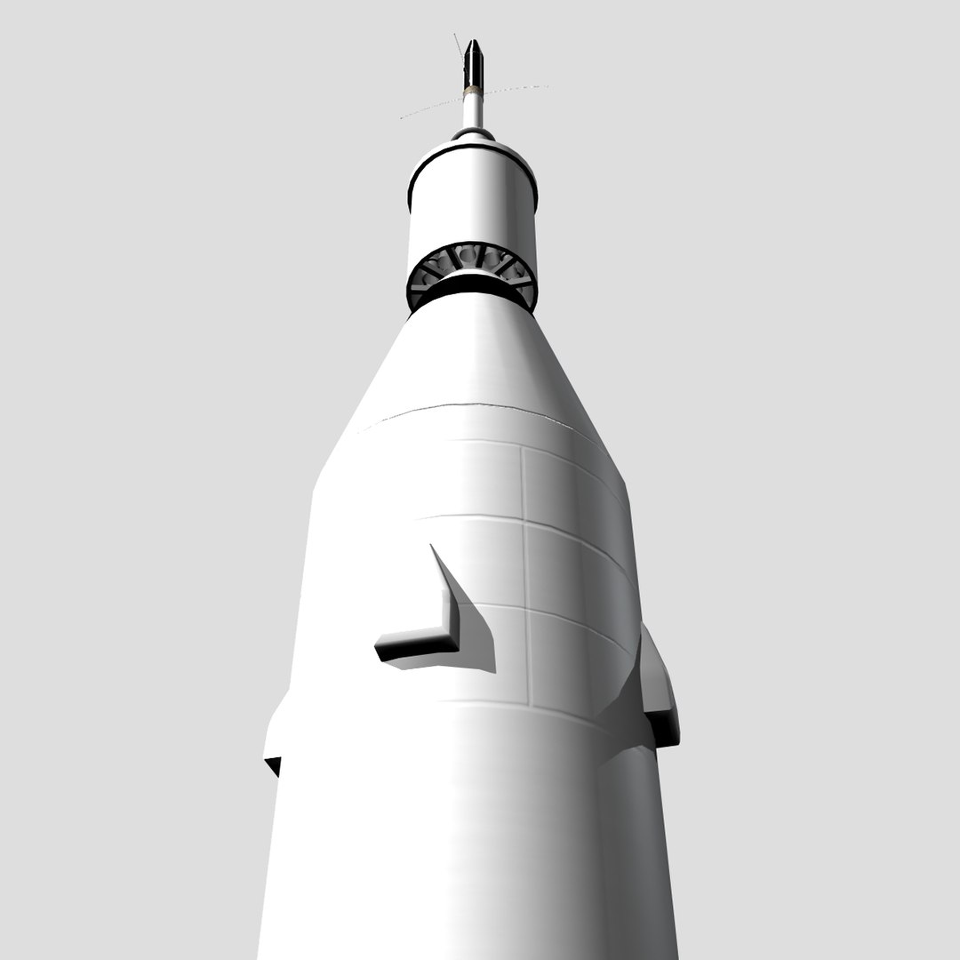 3d Obj Jupiter C Rocket