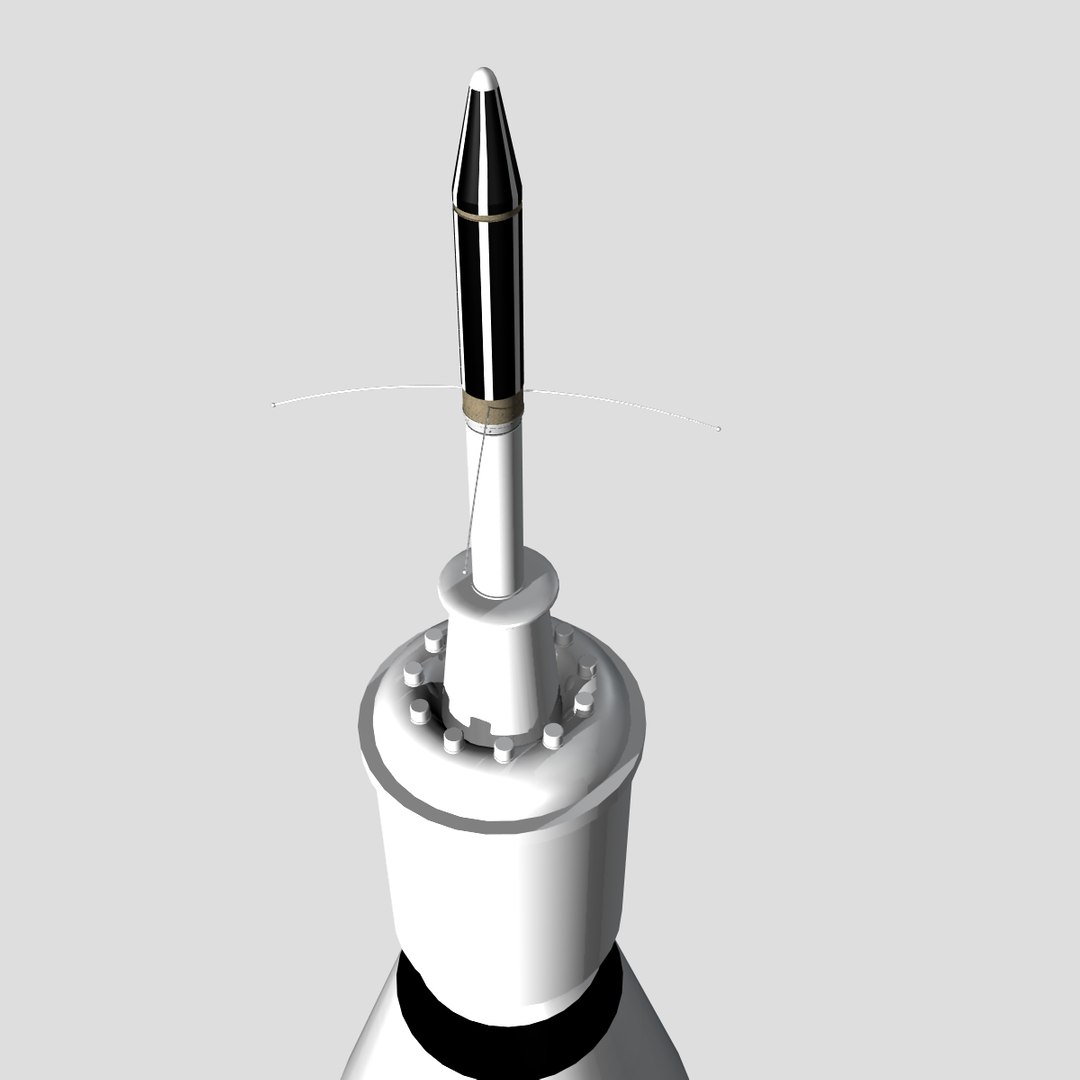 3d Obj Jupiter C Rocket