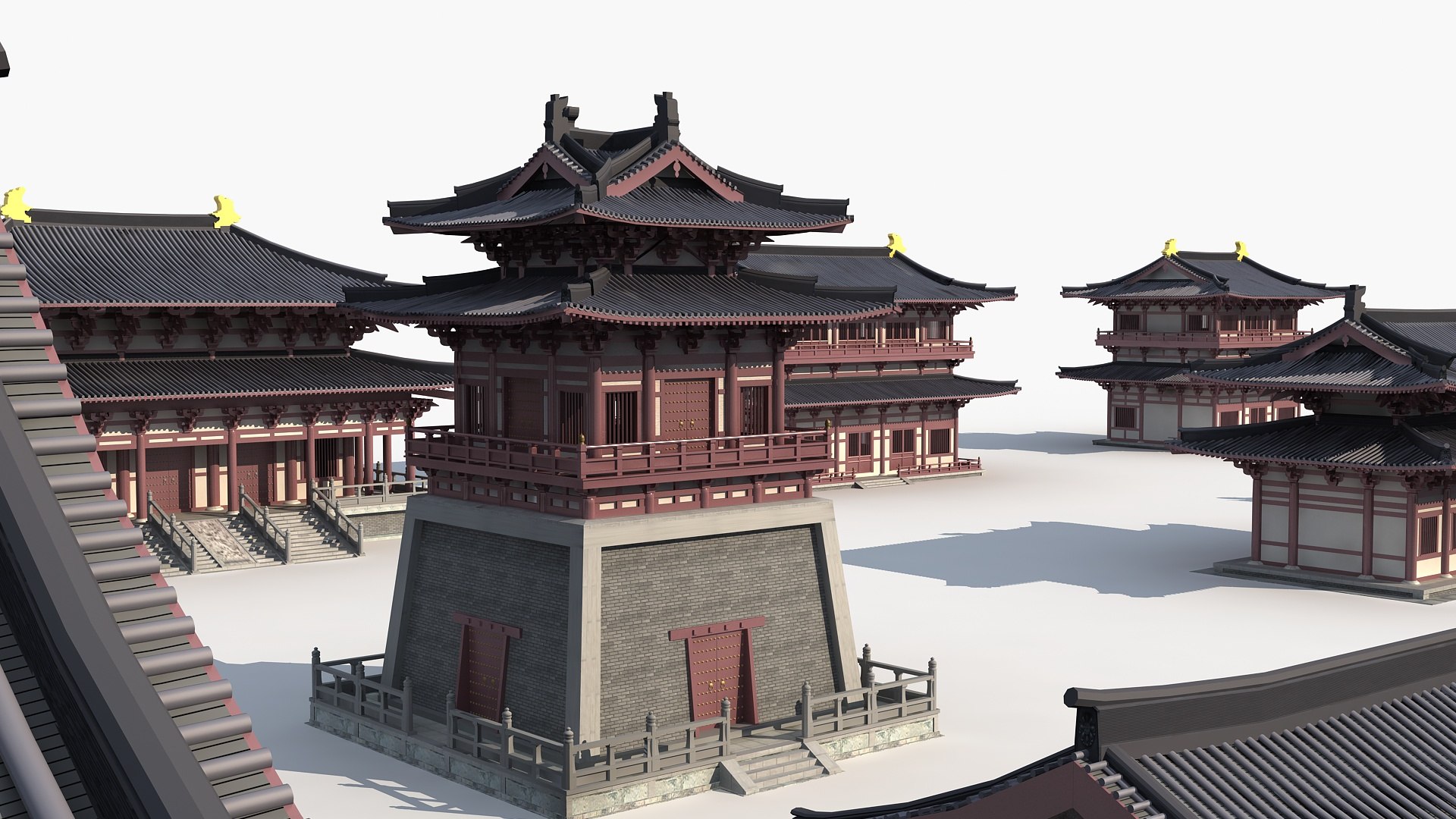 Chinese Temple 8 3D Model - TurboSquid 2220845