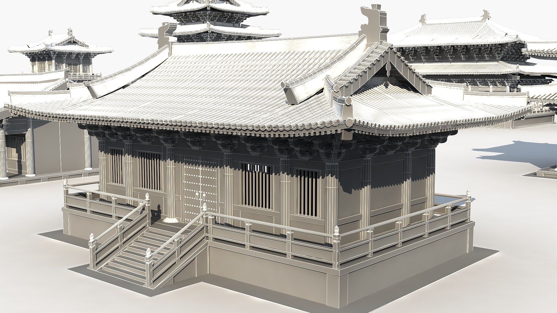 Chinese Temple 8 3D Model - TurboSquid 2220845