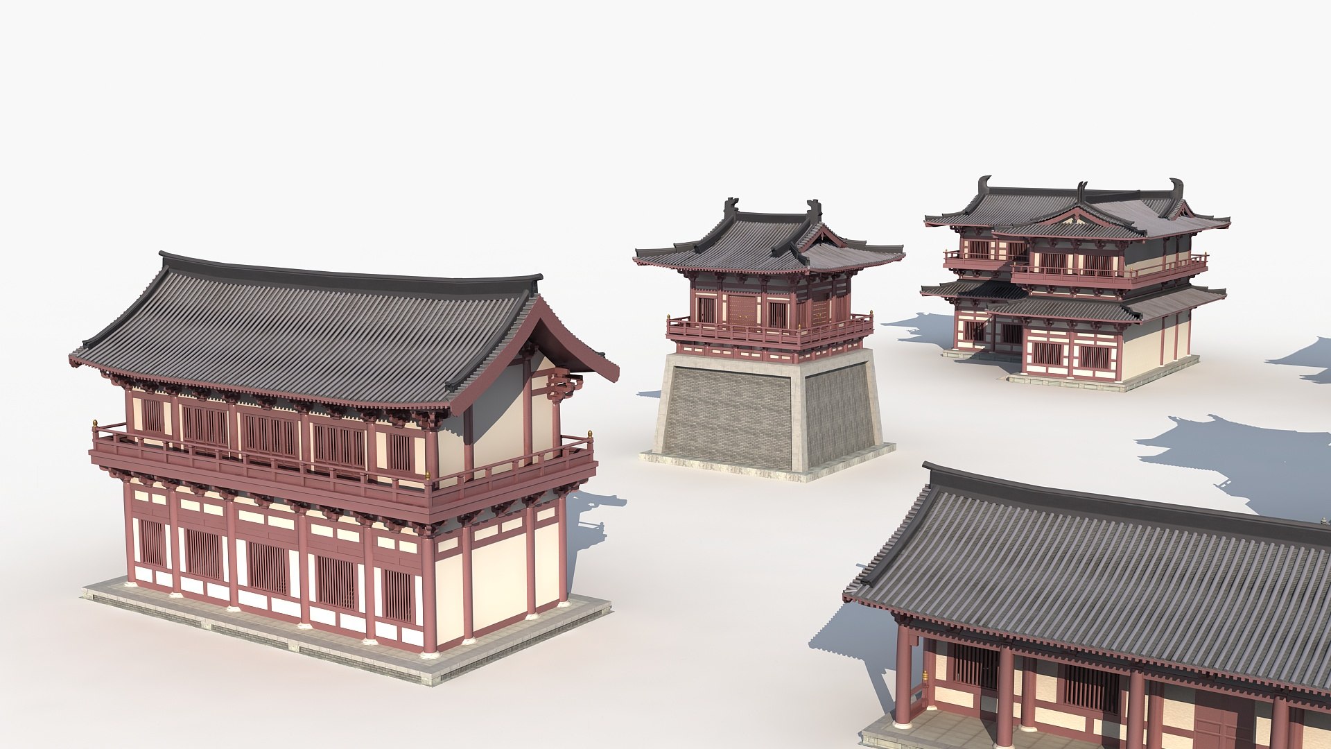 Chinese Temple 8 3D Model - TurboSquid 2220845