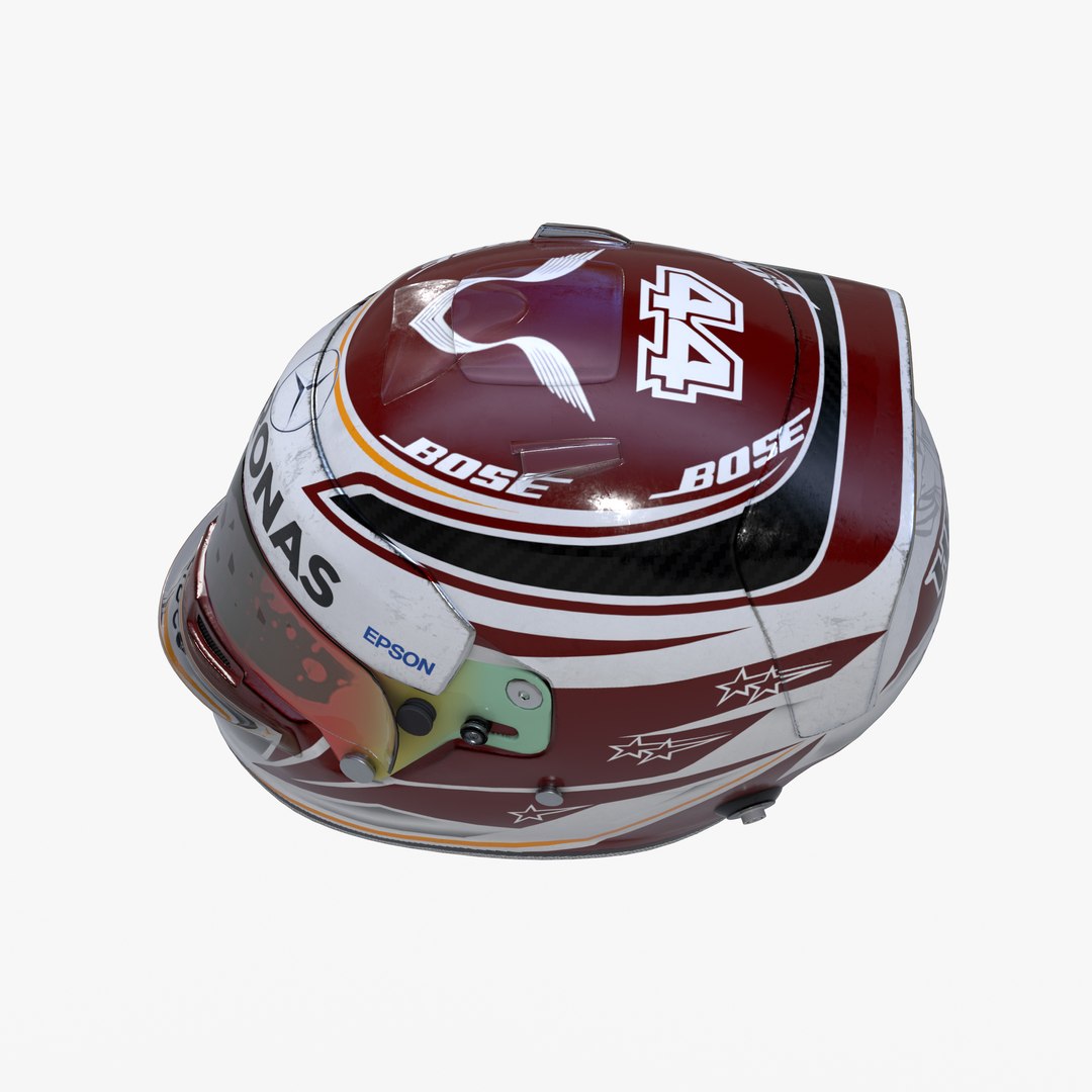 3D Hamilton 2019 Helmet Model - TurboSquid 1434505