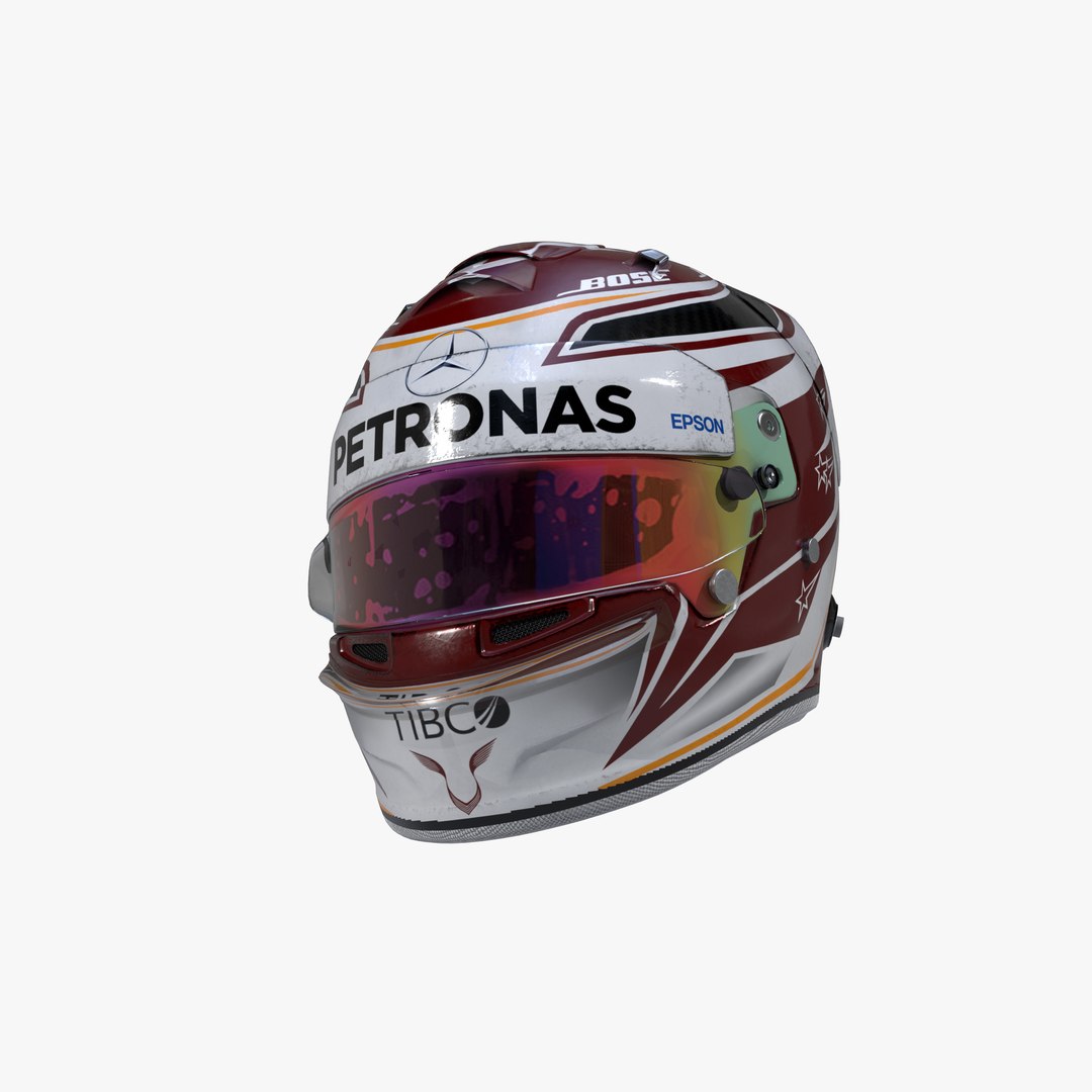 3D Hamilton 2019 Helmet Model - TurboSquid 1434505