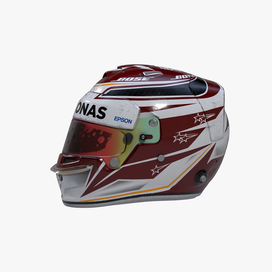 3D Hamilton 2019 Helmet Model - TurboSquid 1434505