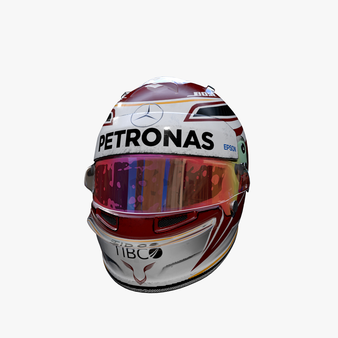 3D Hamilton 2019 Helmet Model - TurboSquid 1434505
