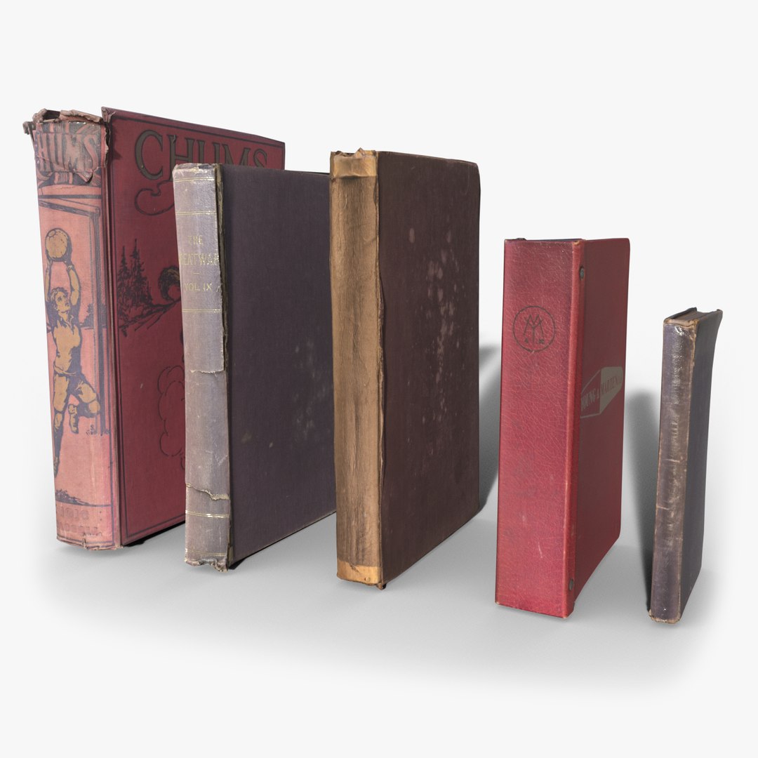 3D Photogrammetry Scan Old Books - TurboSquid 1578078