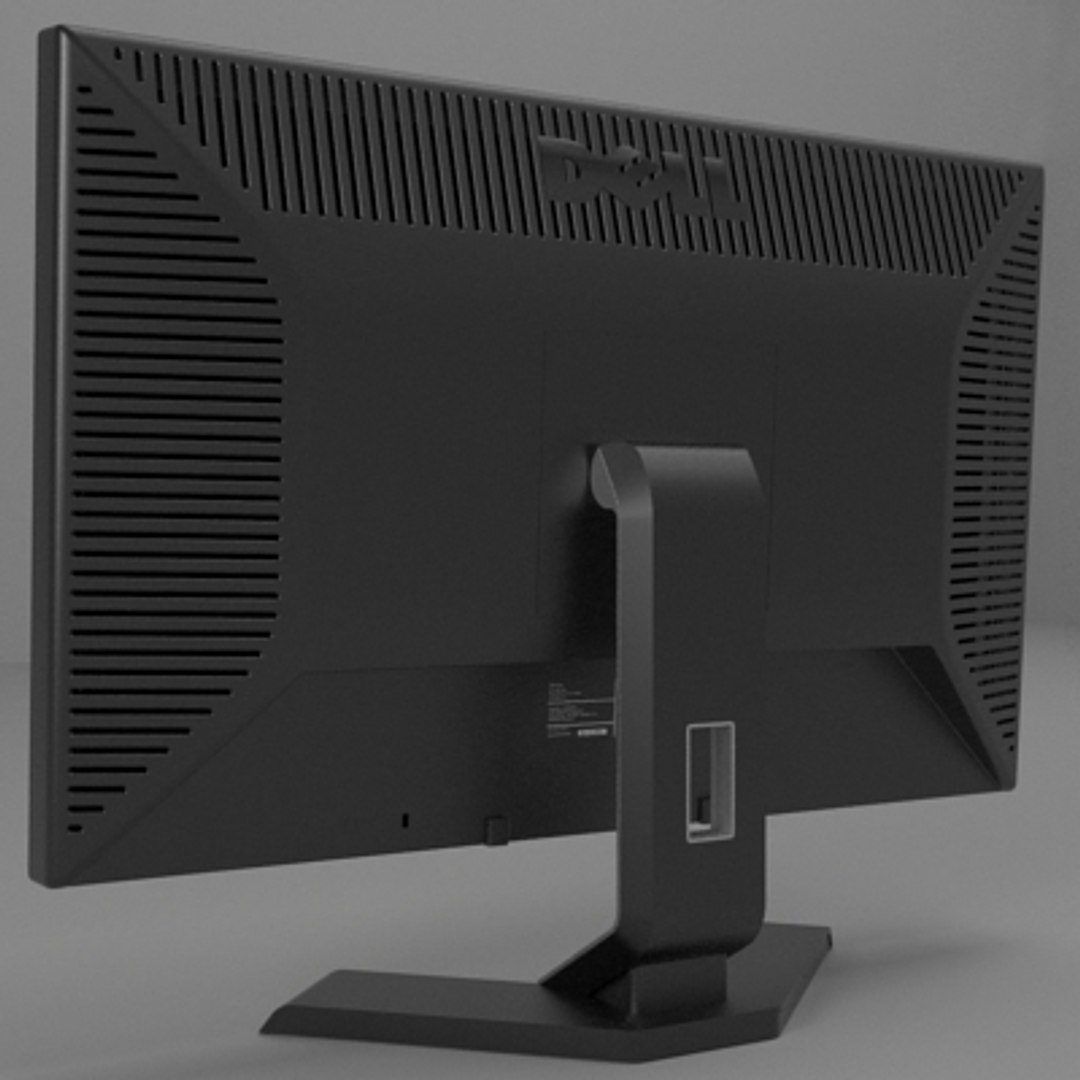 3d Model Of Dell Monitor