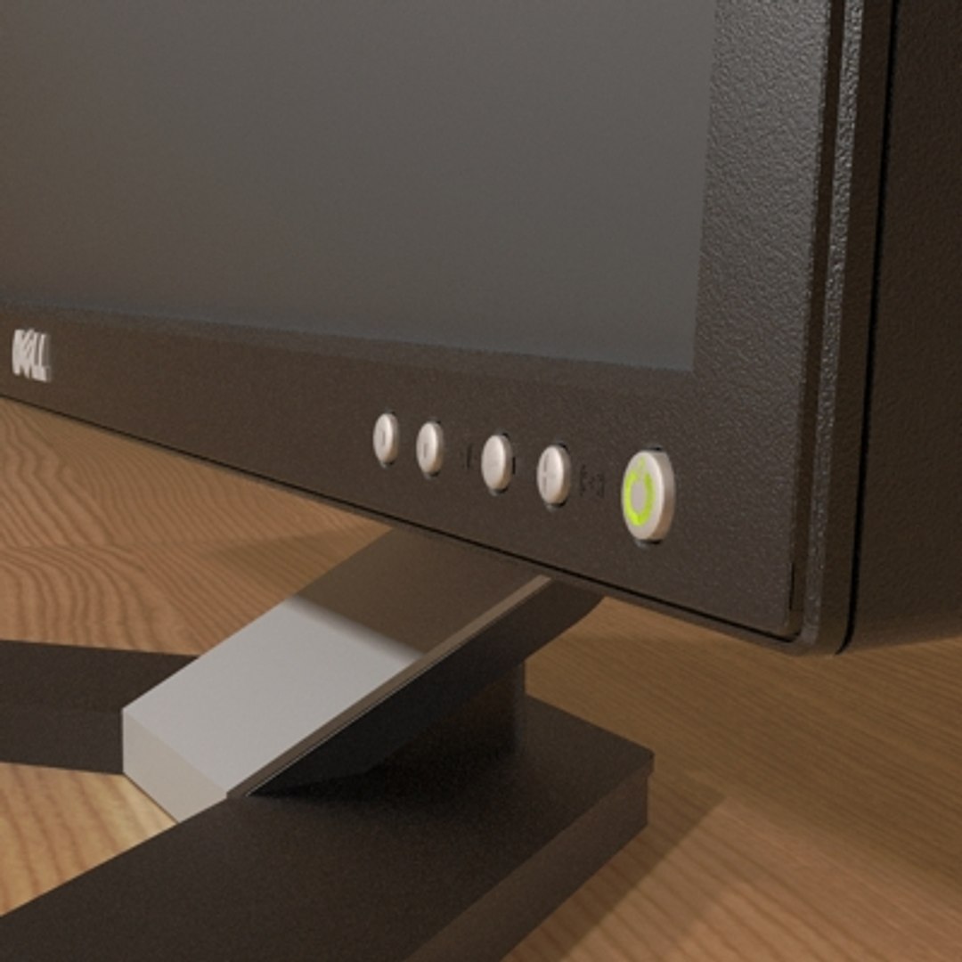 3d Model Of Dell Monitor
