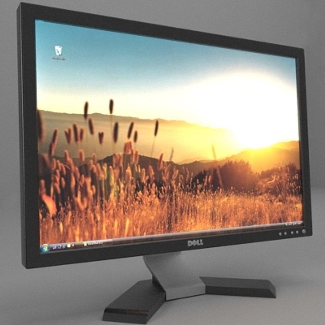 3d Model Of Dell Monitor