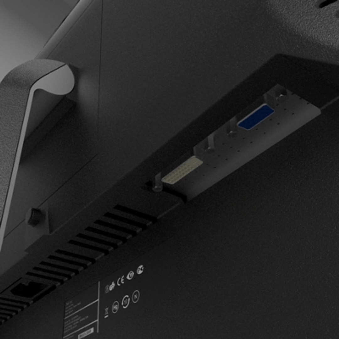 3d Model Of Dell Monitor