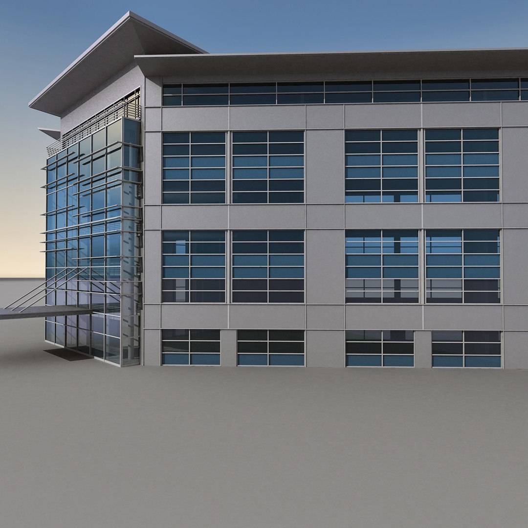 Modern Building 3d Model