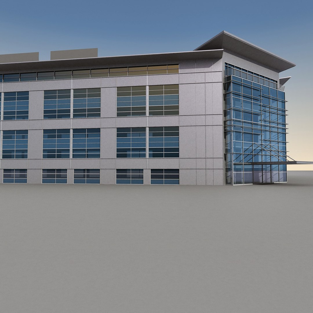 Modern Building 3d Model