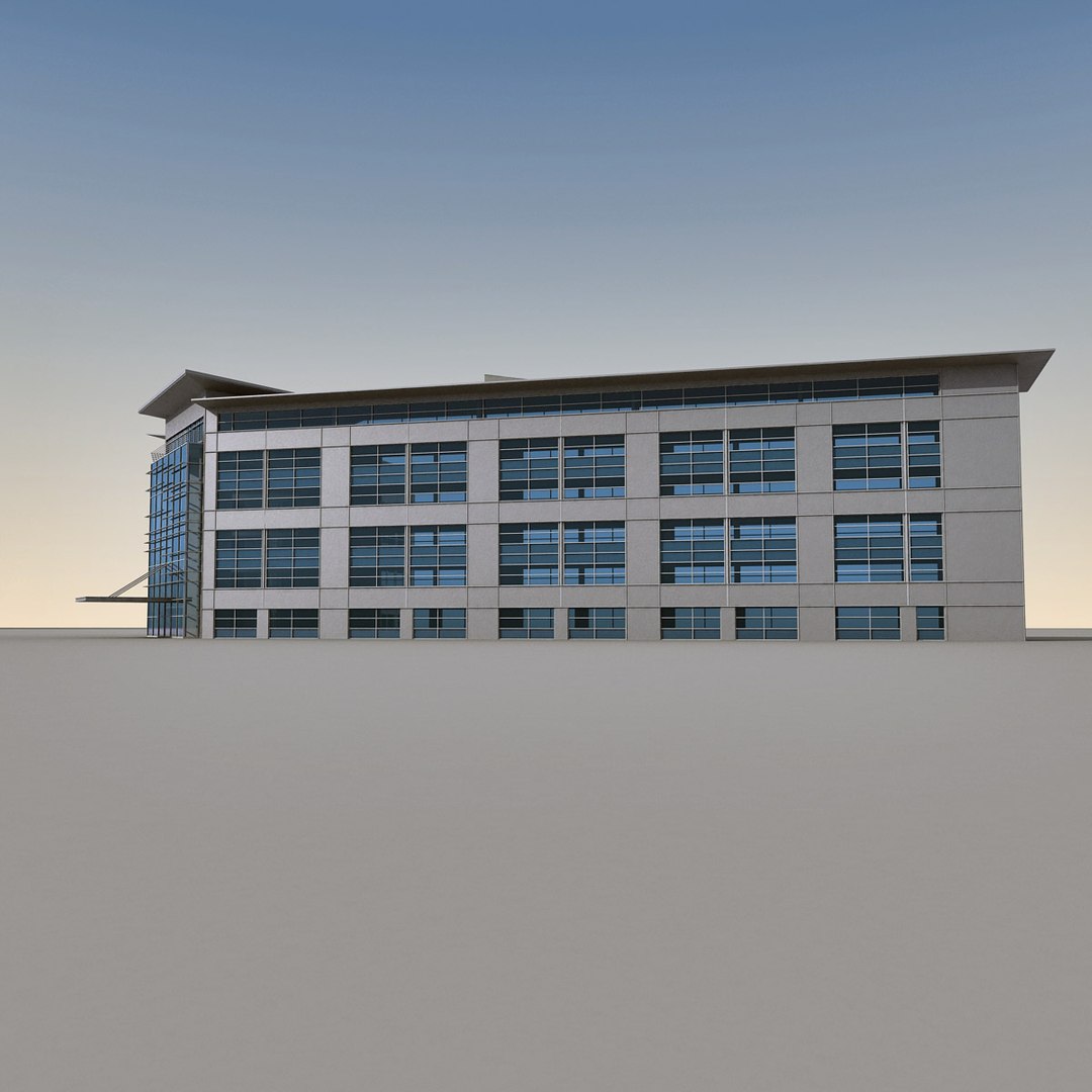 Modern Building 3d Model