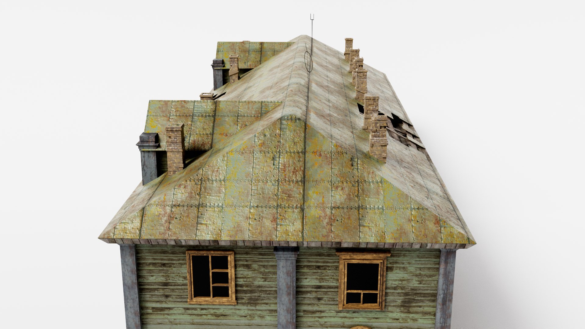 3D Wooden Village Old Raw HouseC Da1 - TurboSquid 1962940