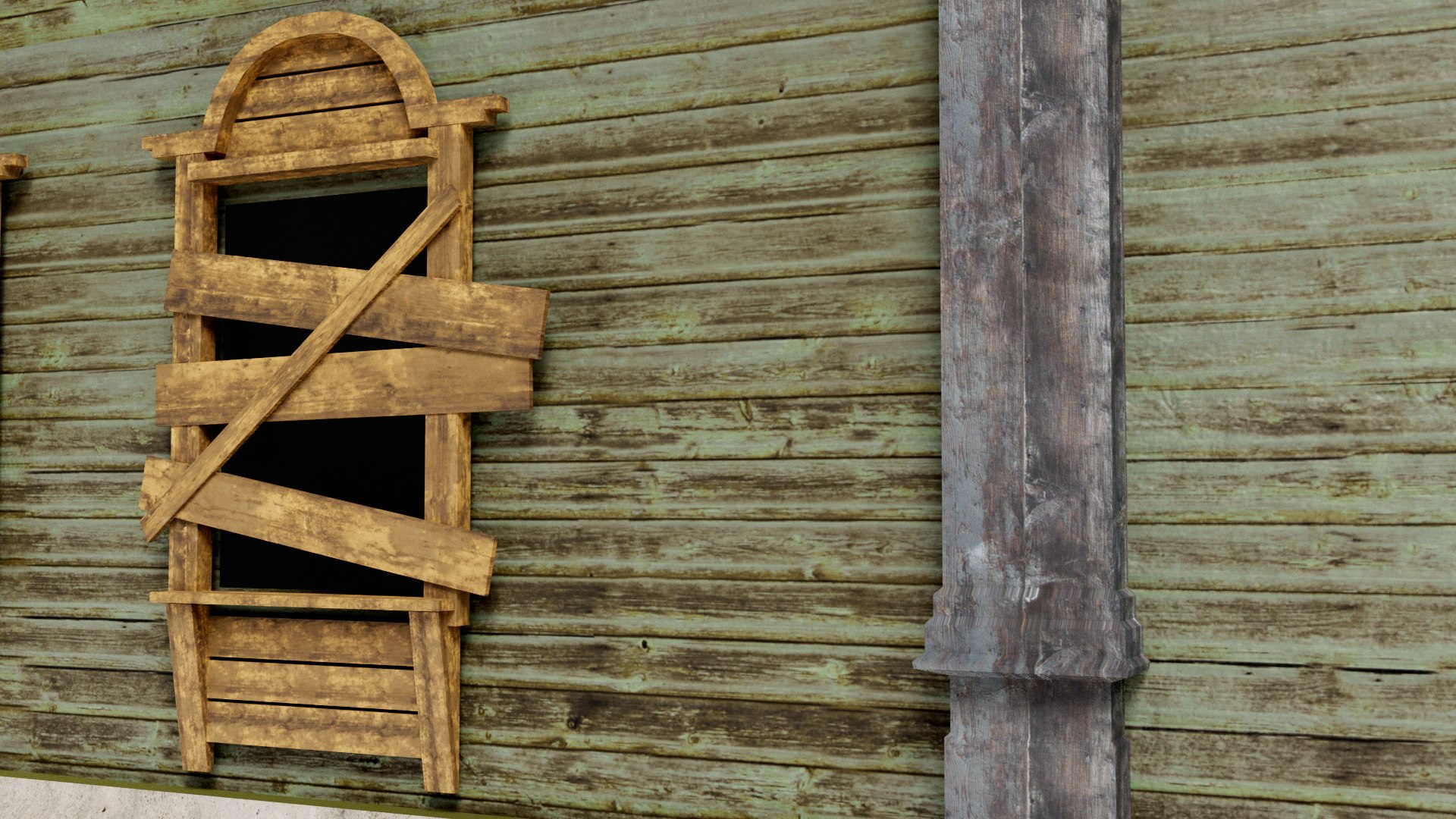 3D Wooden Village Old Raw HouseC Da1 - TurboSquid 1962940