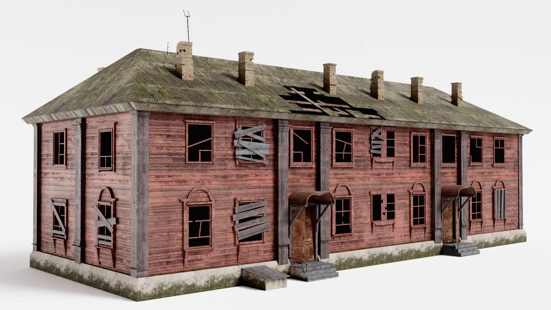3D Wooden Village Old Raw HouseC Da1 - TurboSquid 1962940