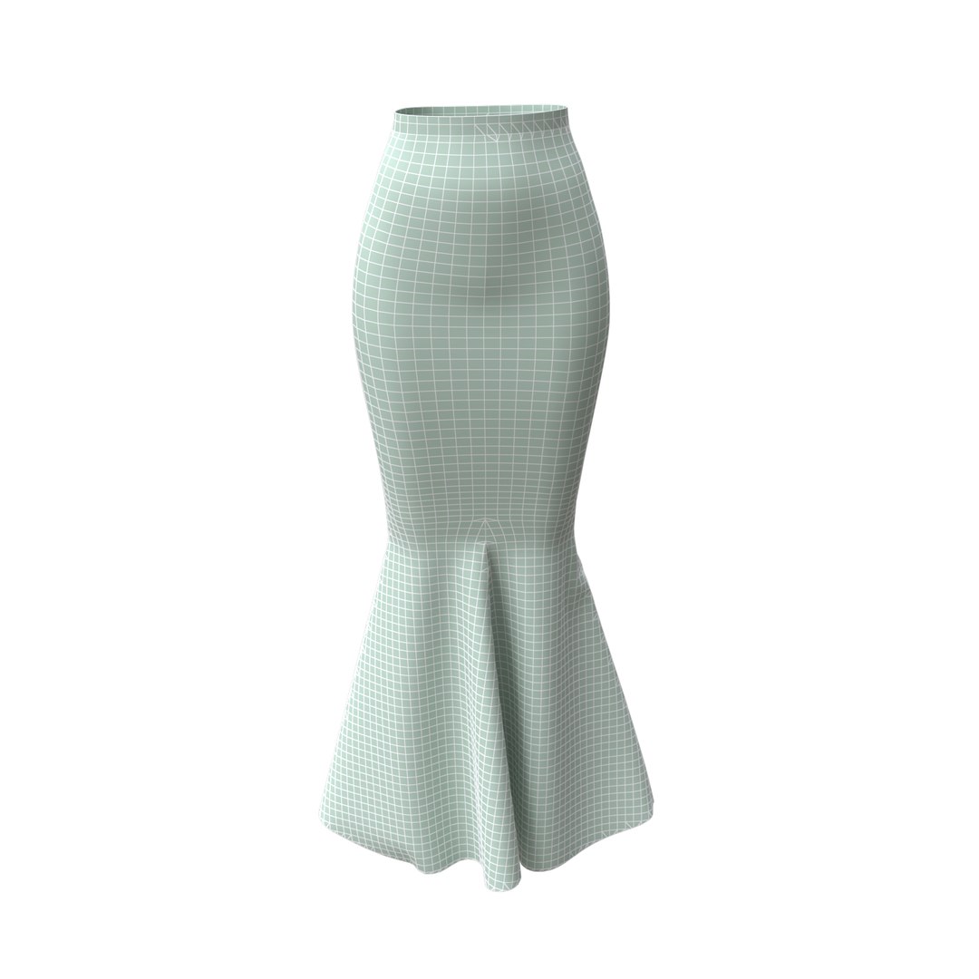 3D skirt fishtail fish model - TurboSquid 1617141