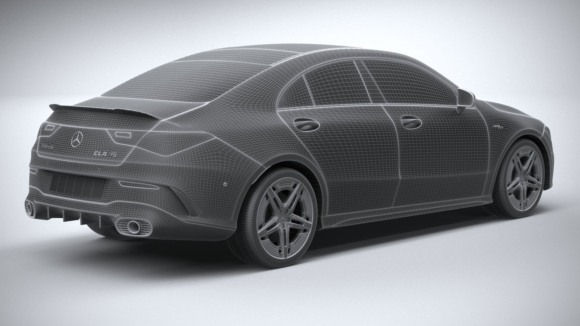 3D Mercedes-Benz CLA35 AMG 2024 - TurboSquid 2032786