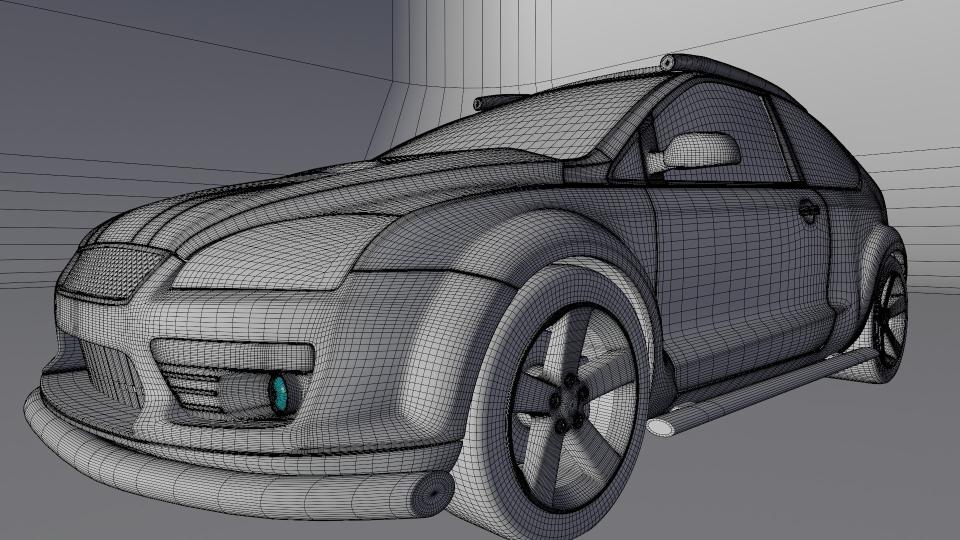 Tuning Hatchback Car Focus 2 3D Model - TurboSquid 2069586